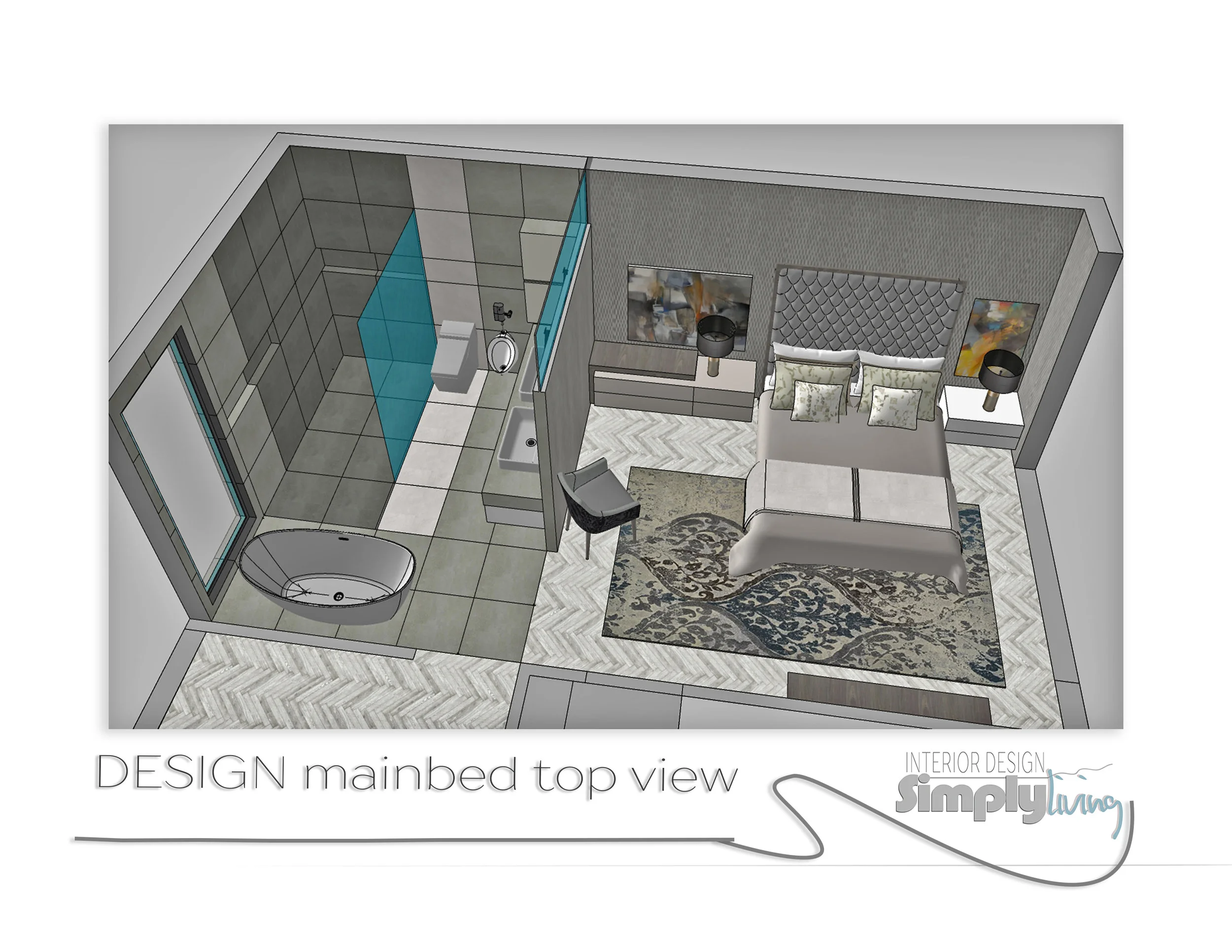 Master Bedroom Top View