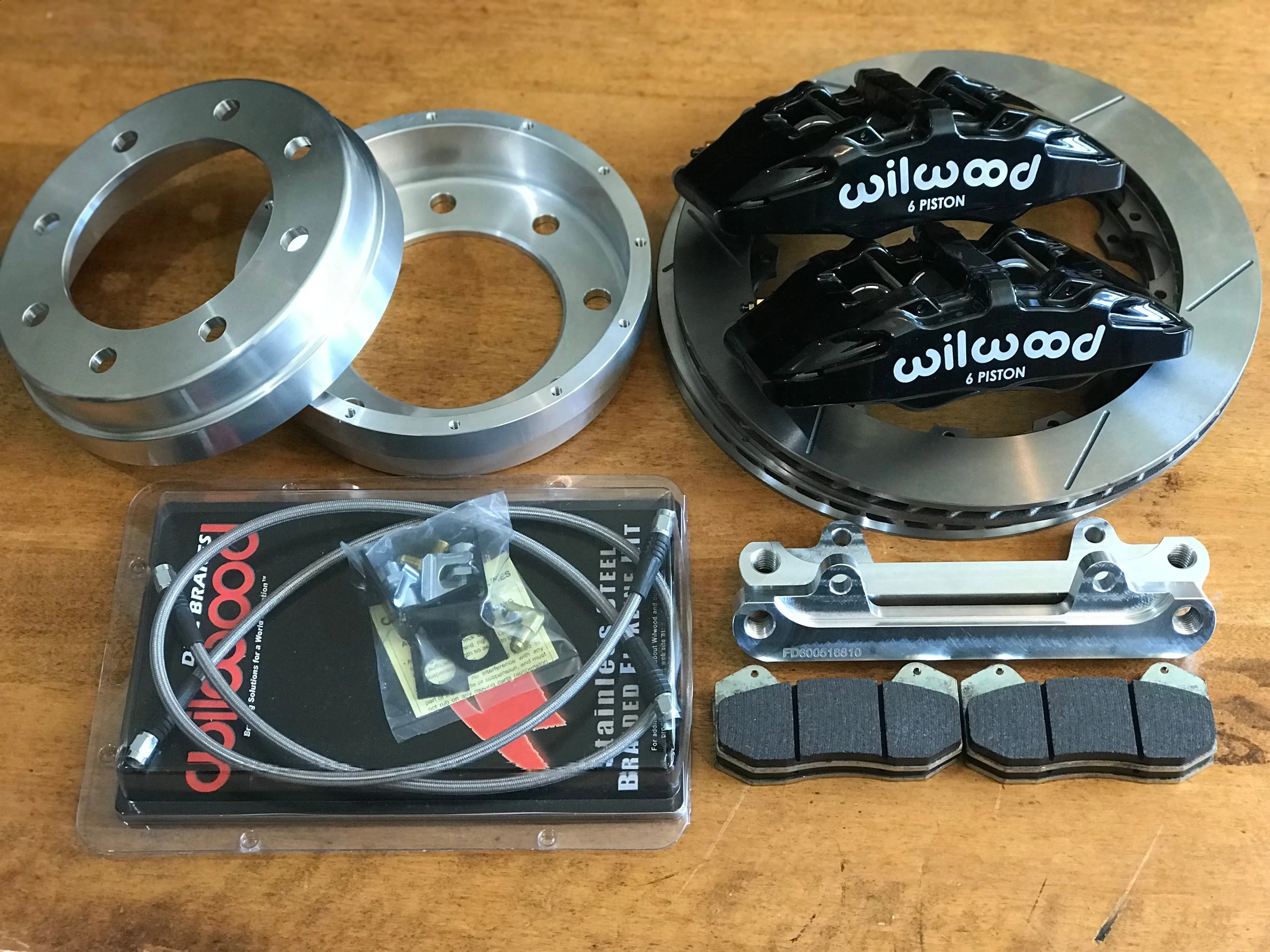 1999-2004 Ford F250/F350 16 Inch Front Brake Kit | Front Hub and Brake ...