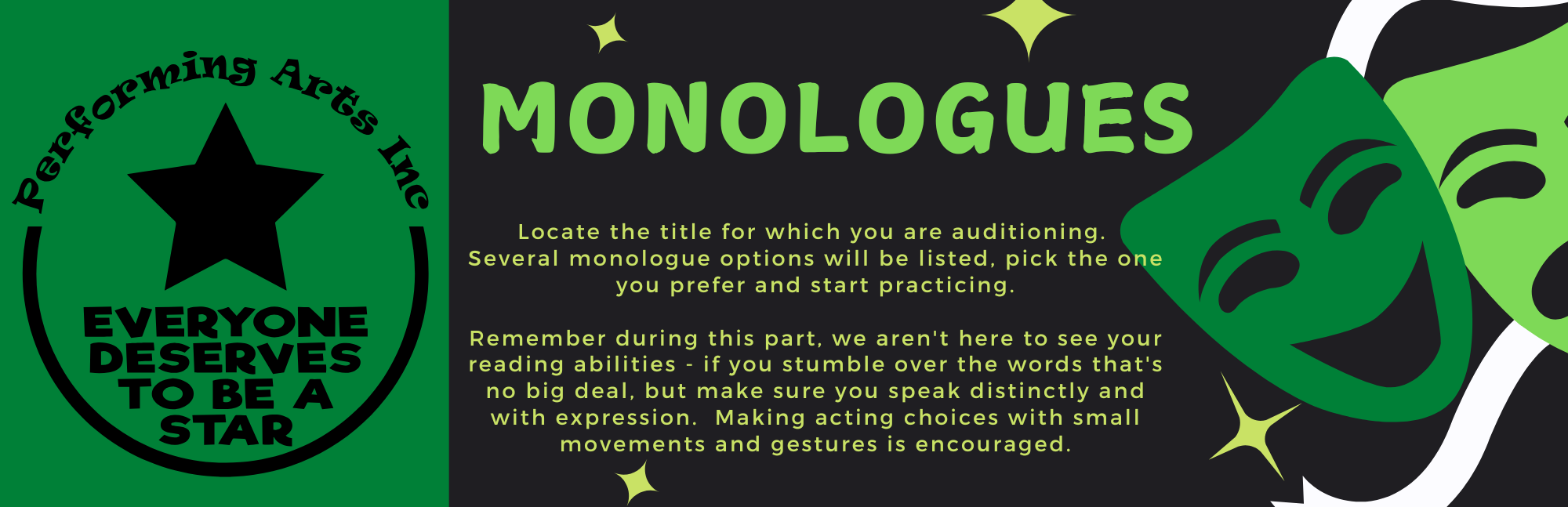 Monologues — Performing Arts Inc