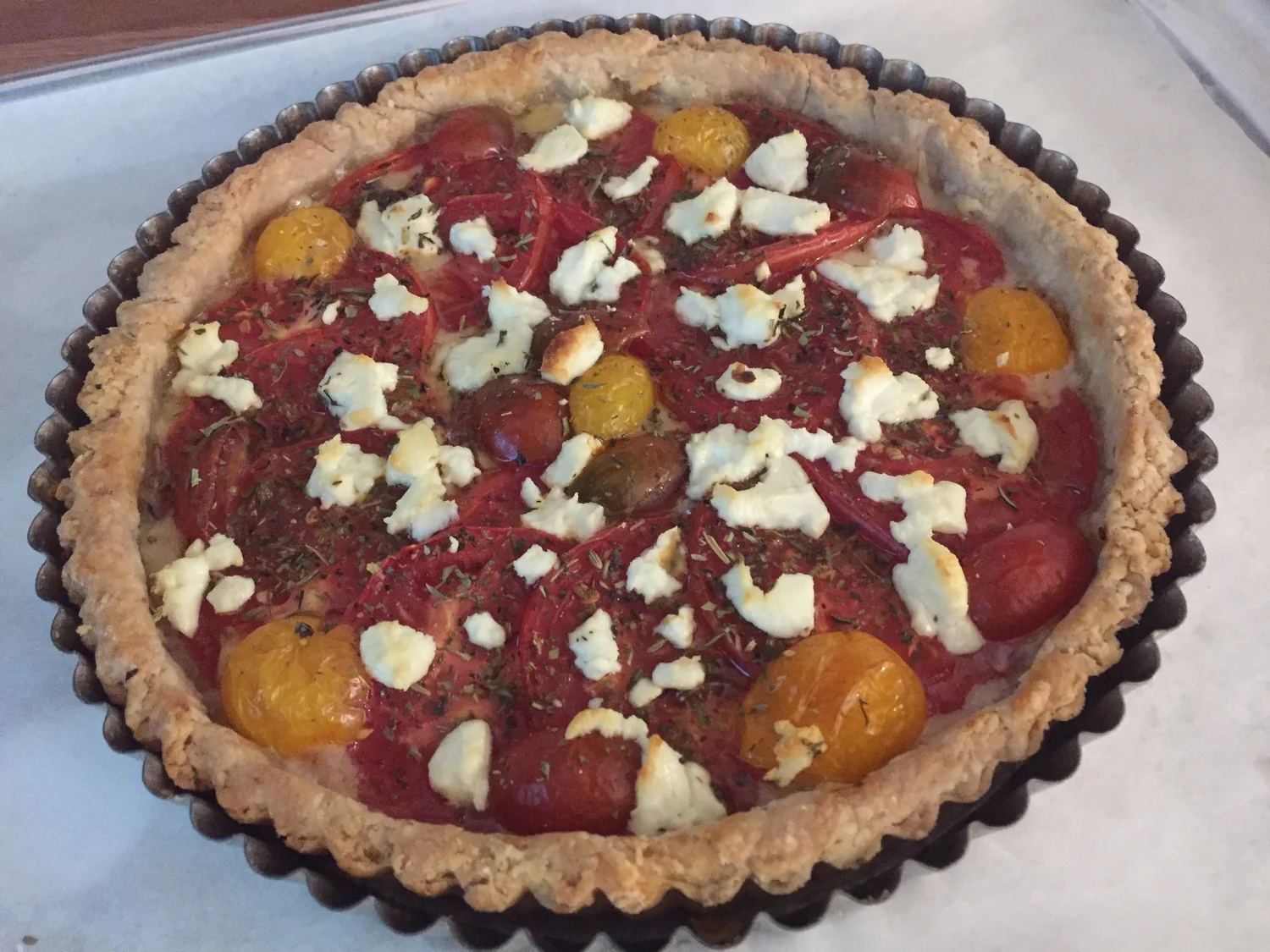Provençal tomato tart — Baking with the French Tarte