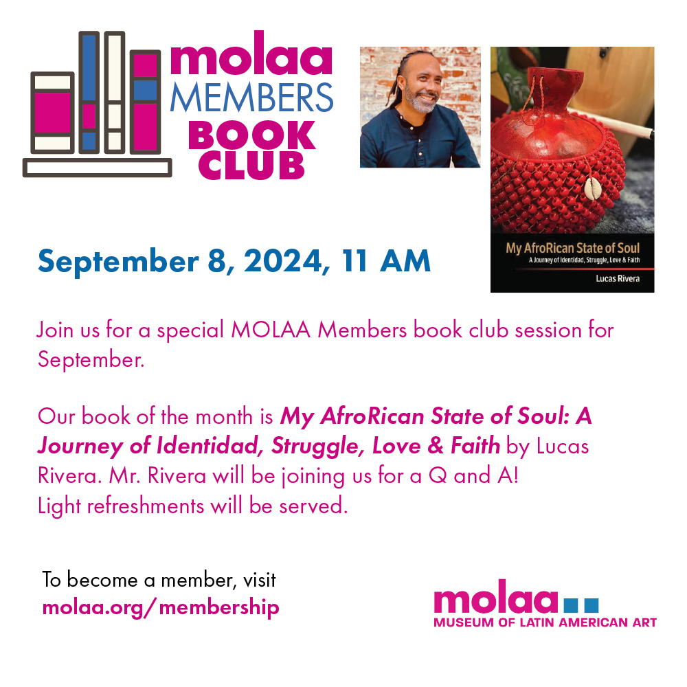 MOLAA Members Book Club: September — MOLAA | Museum of Latin American Art