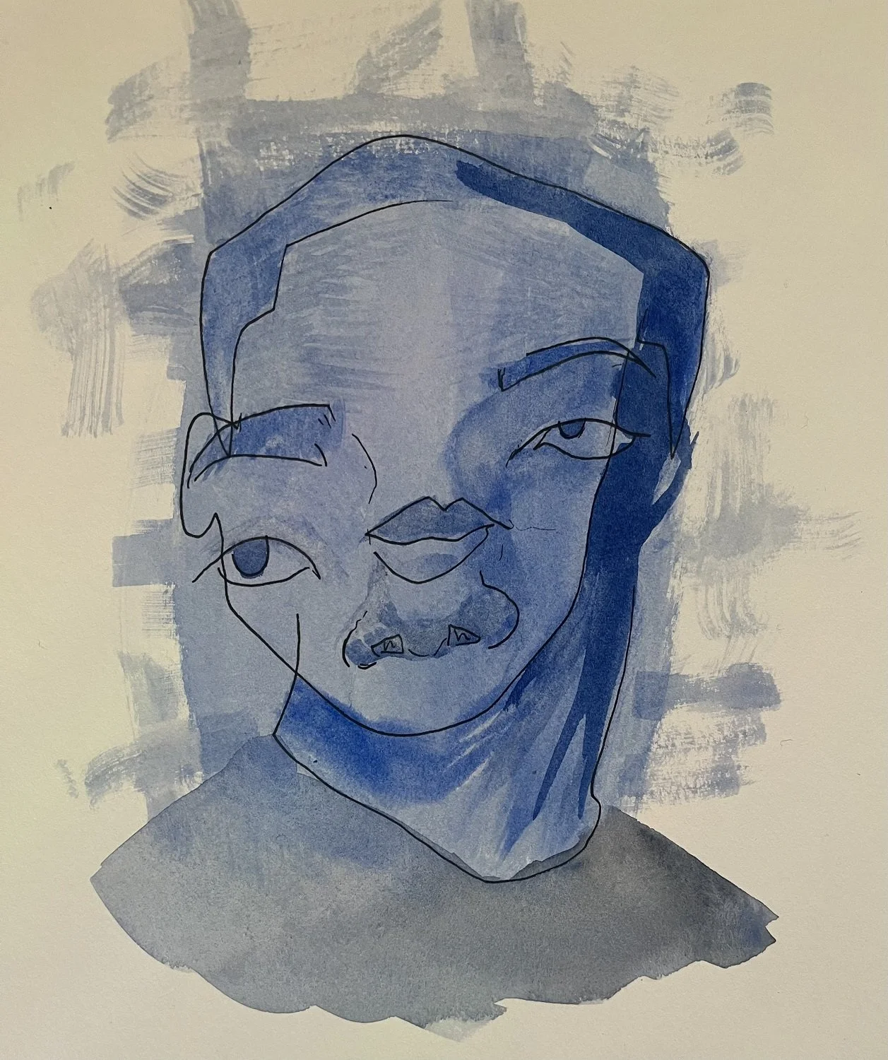 Family Art Workshop: Blind Contour Portraiture with Watercolors and Oil ...