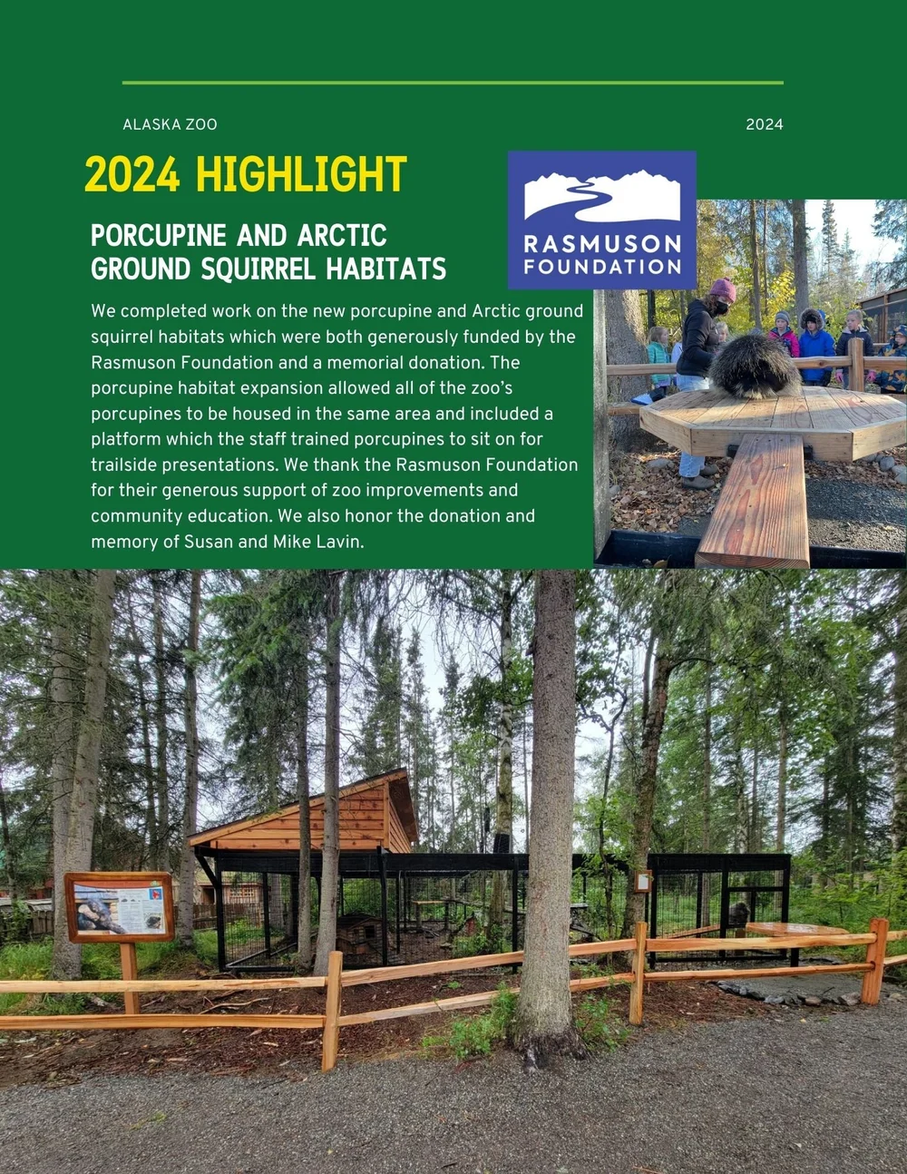 Annual Report — The Alaska Zoo