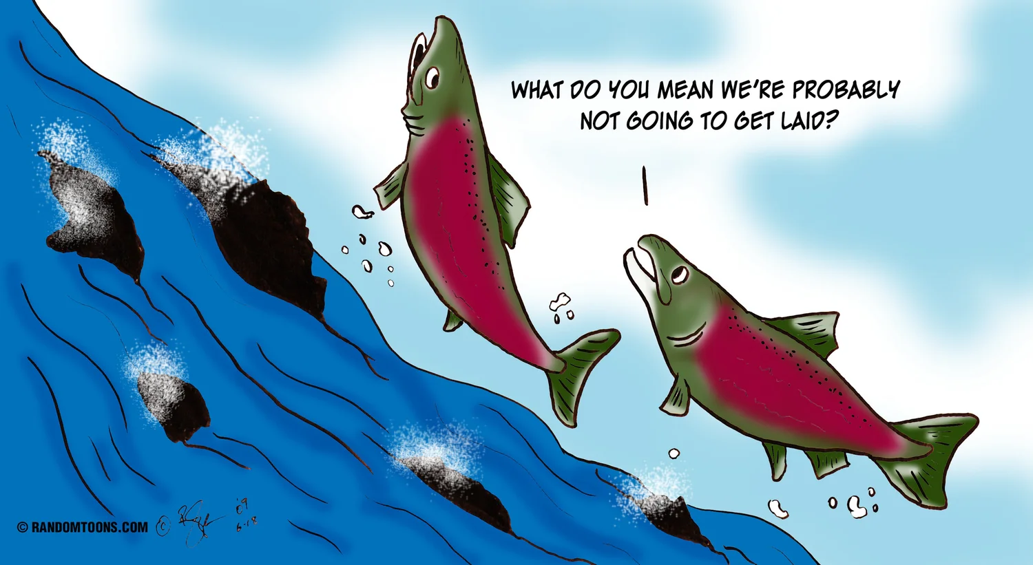 Salmon Cartoon