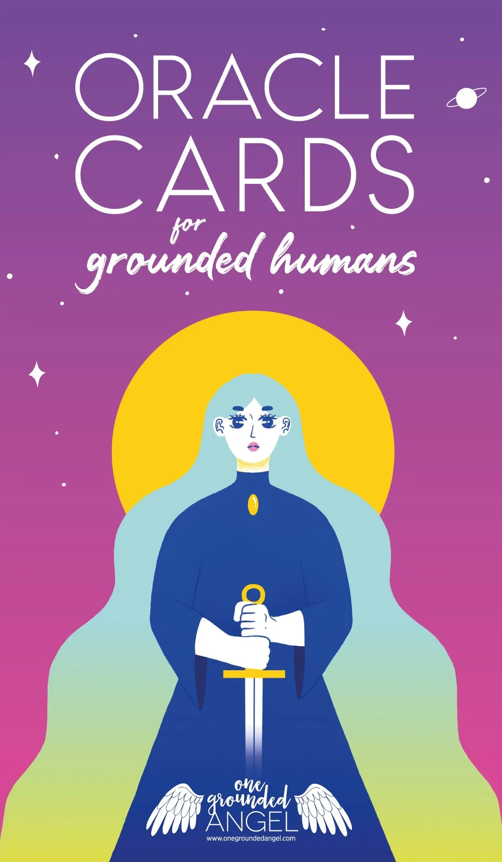 Oracle Cards for Grounded Humans — One Grounded Angel
