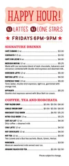 menu — Foxy Loxy Cafe