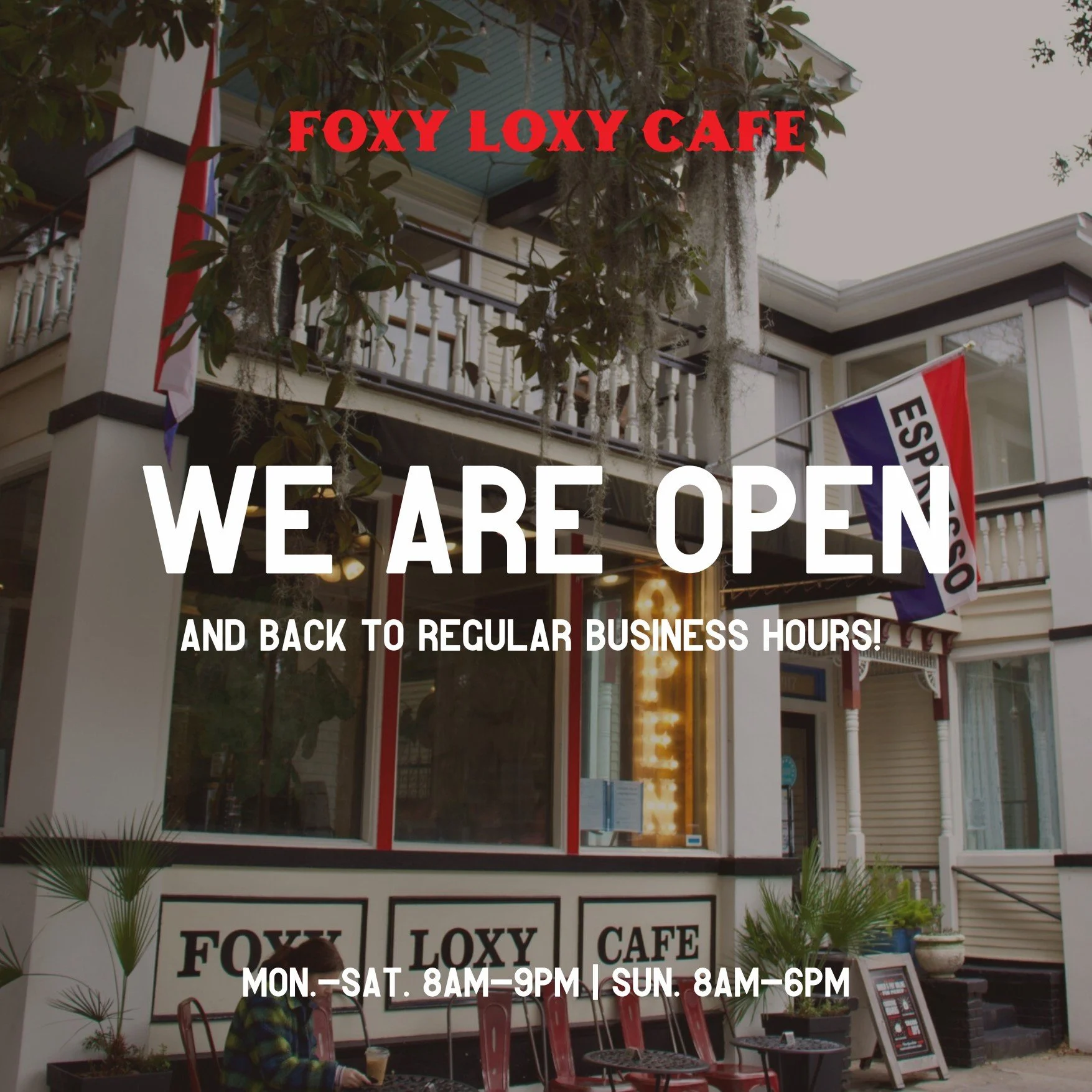 menu — Foxy Loxy Cafe