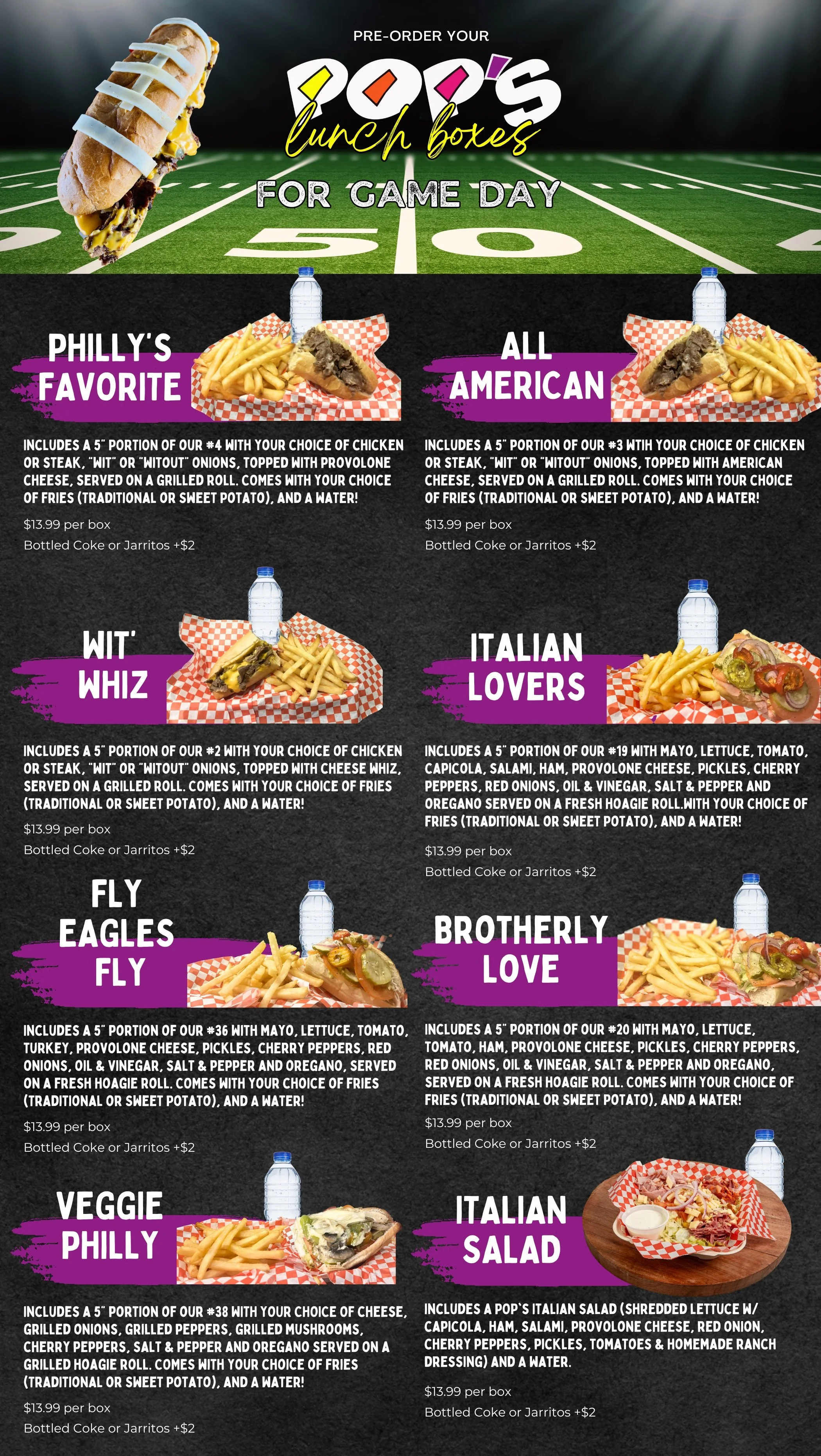 Catering — POP'S Philly Steaks