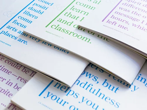 Goucher Magazine : Post Typography