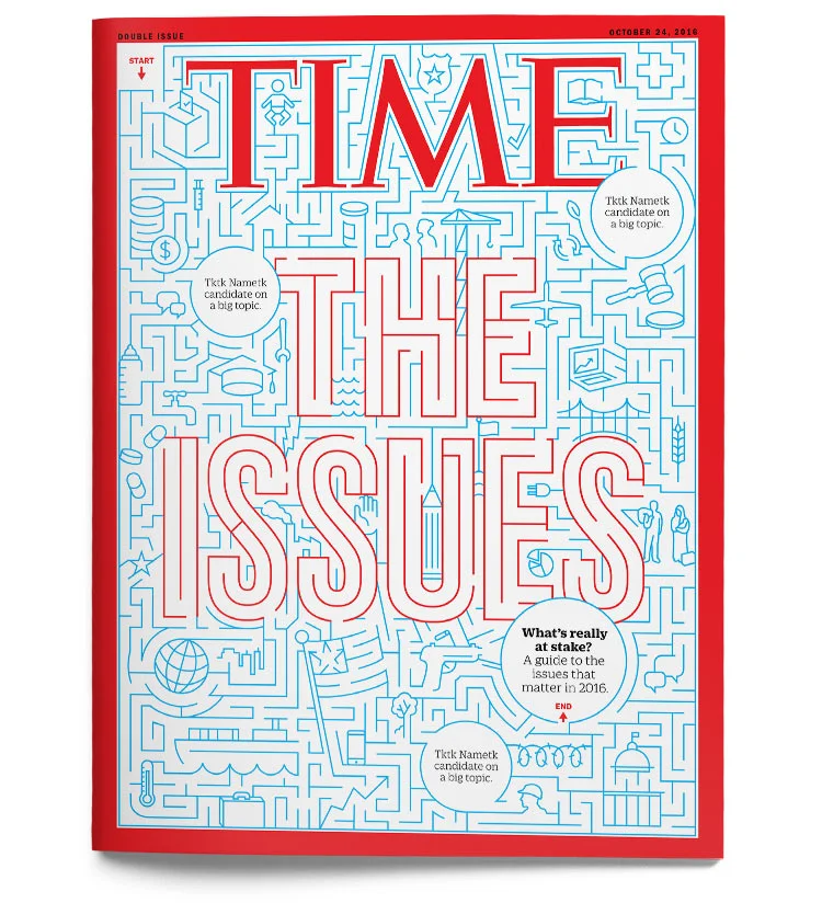 Editorial Illustration : Post Typography