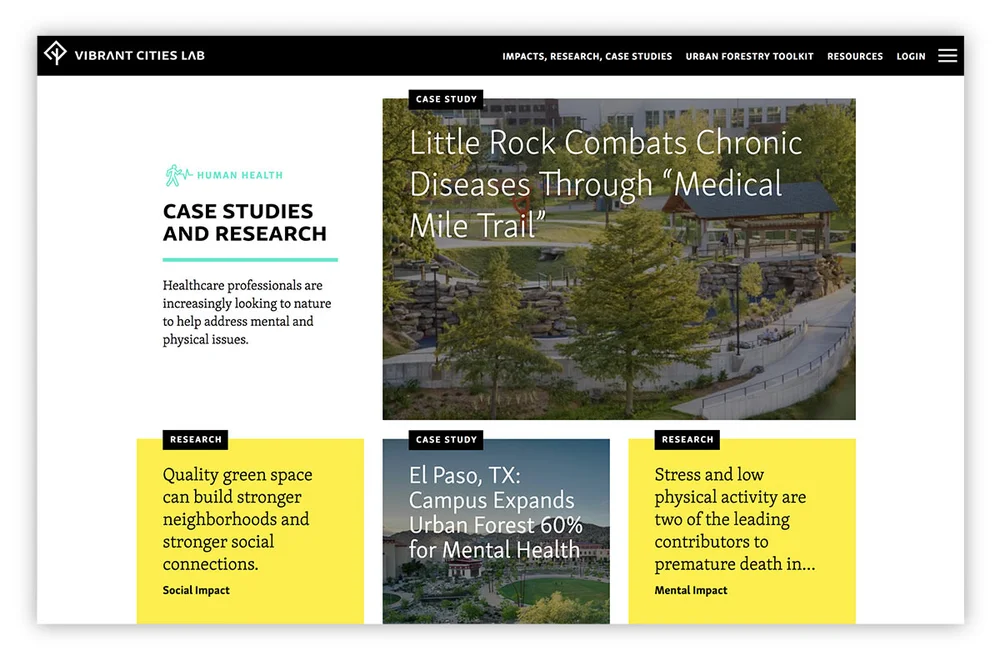 Vibrant Cities Lab : Post Typography