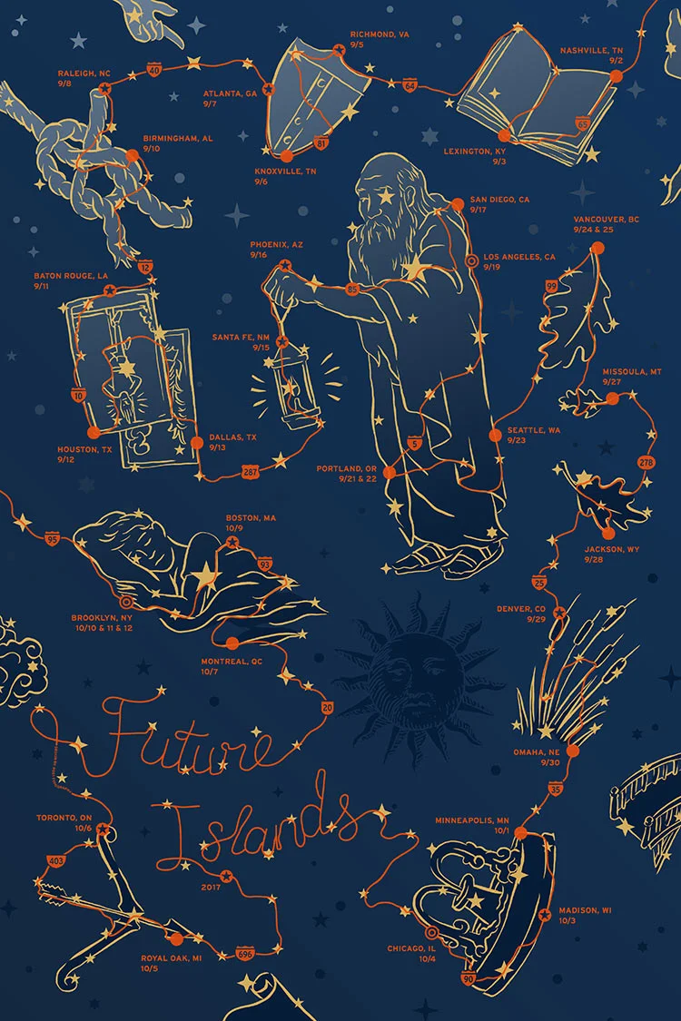 Future Islands Star Charts : Post Typography