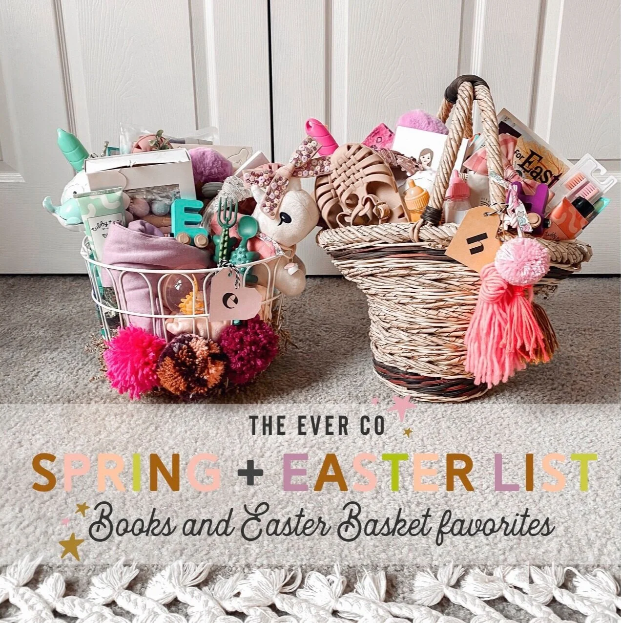 SPRING AND EASTER BOOK WALL + EASTER BASKET FAVORITES — The Ever Co