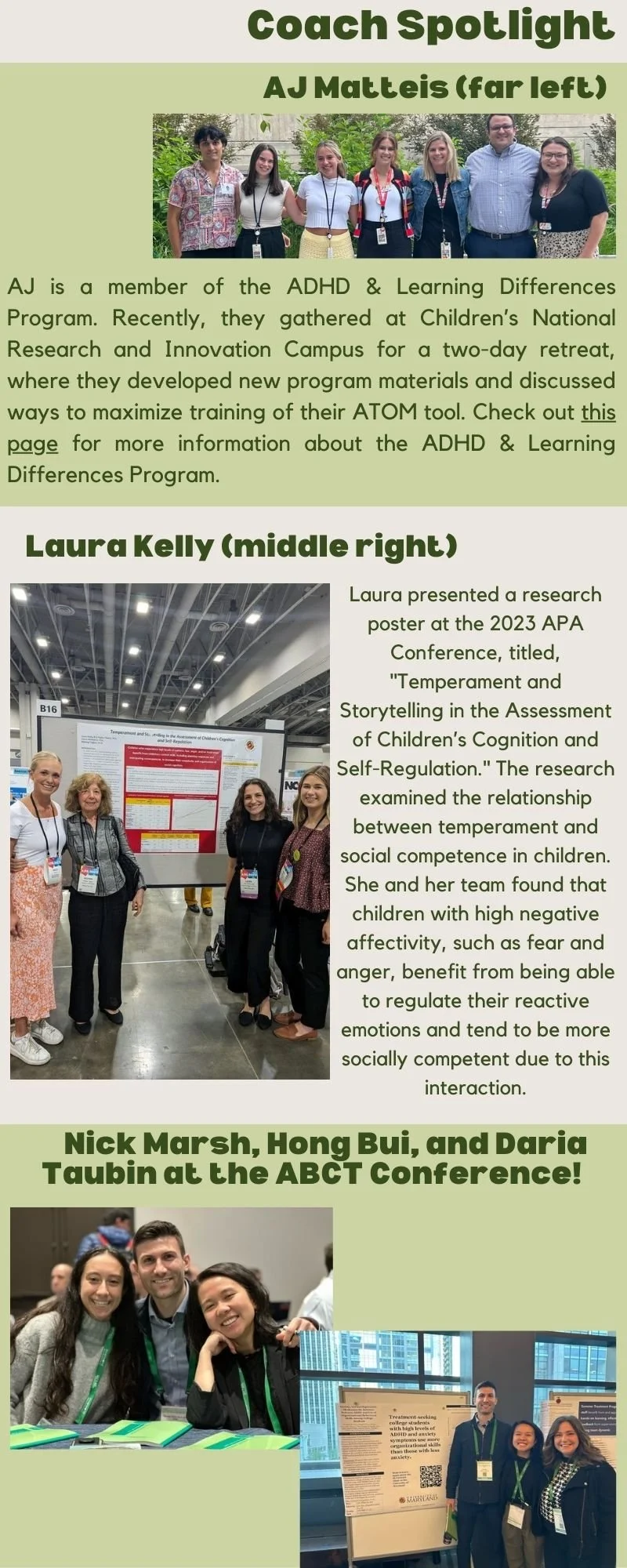 Newsletters — UMD ADHD