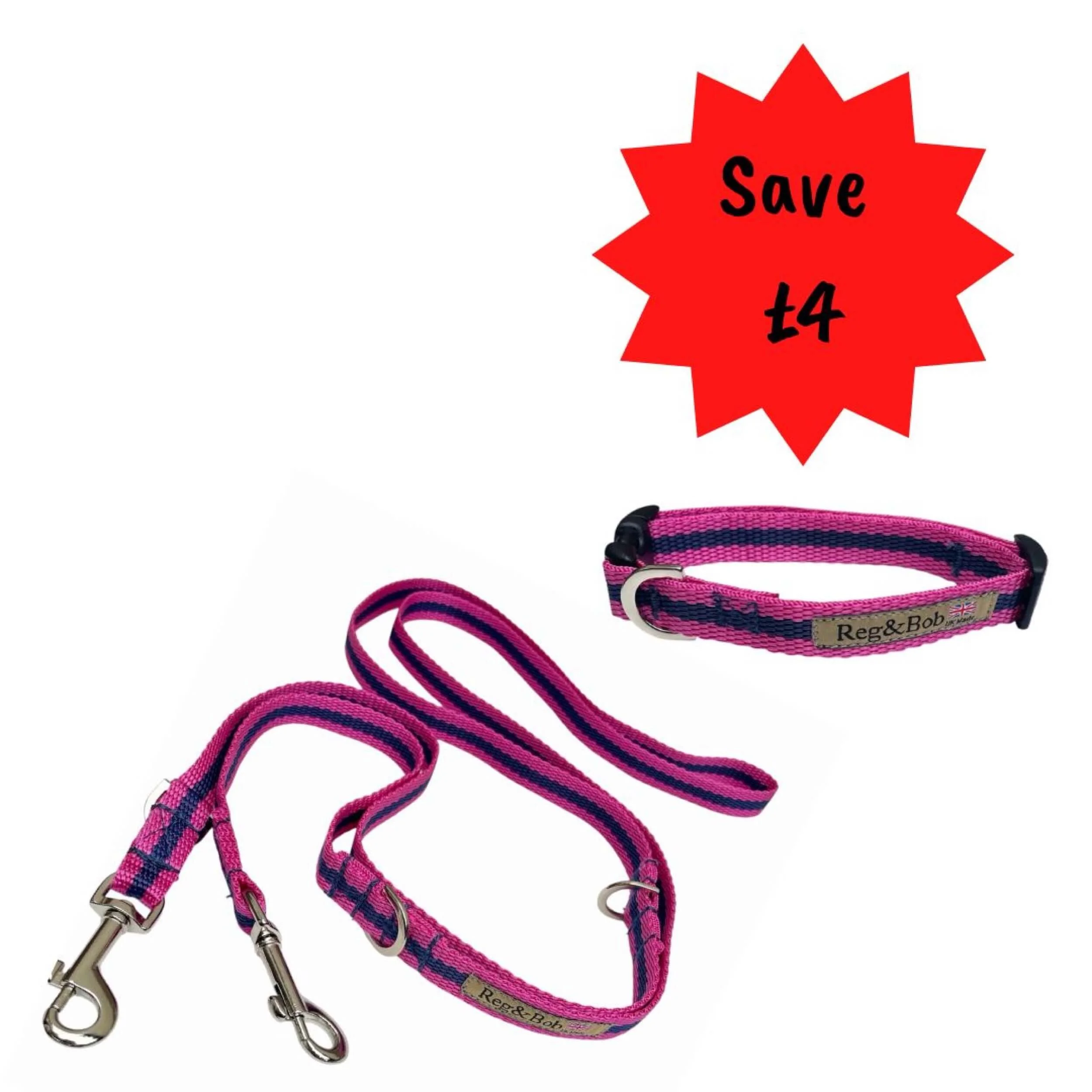 STANDARD multi length lead & collar set - 7 colours — Reg&Bob