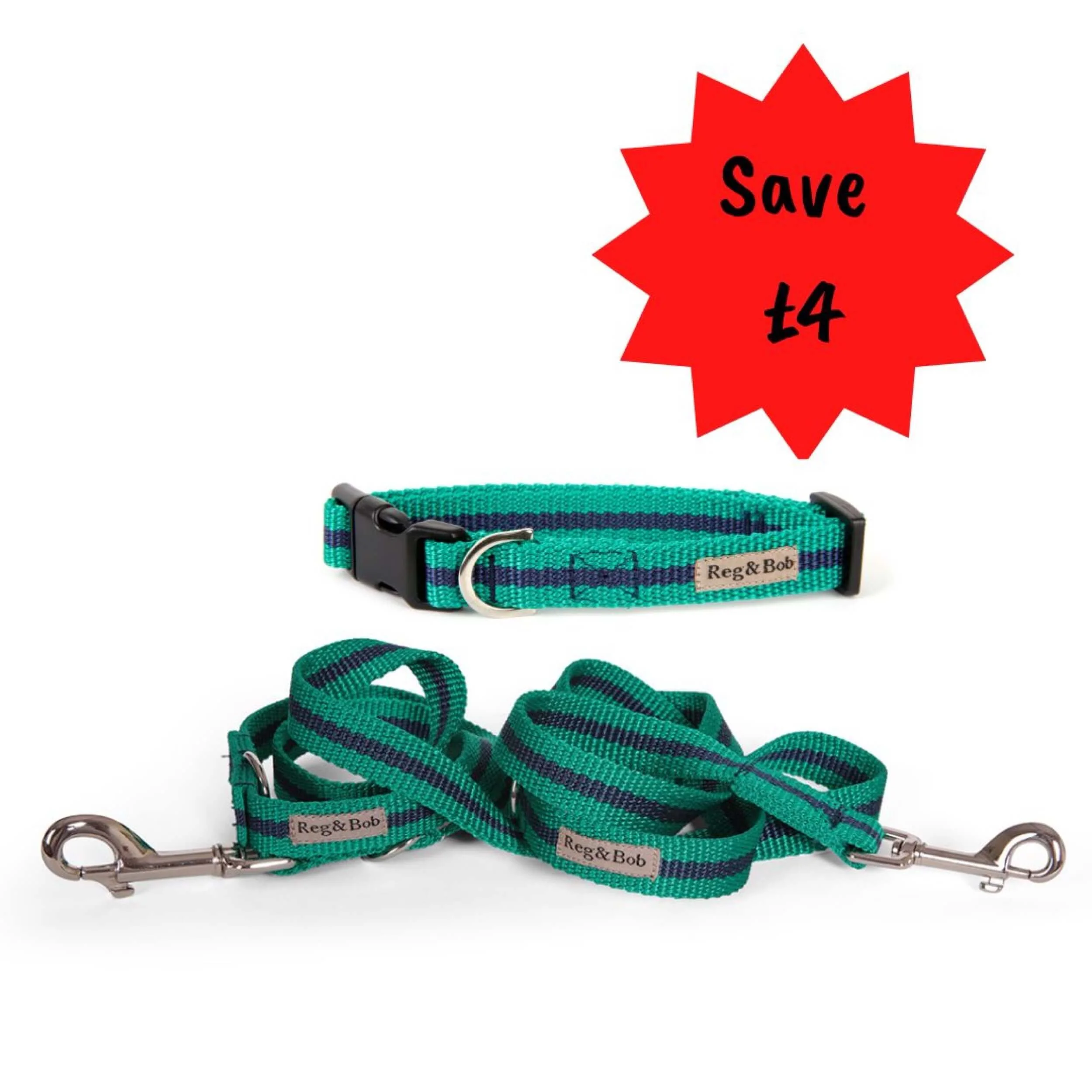 STANDARD multi length lead & collar set - 7 colours — Reg&Bob
