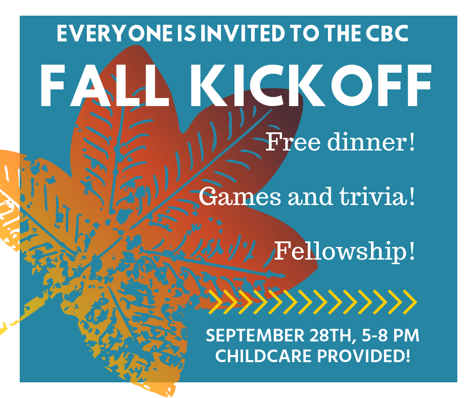 Cambridgeport Baptist Church — Fall Kickoff!