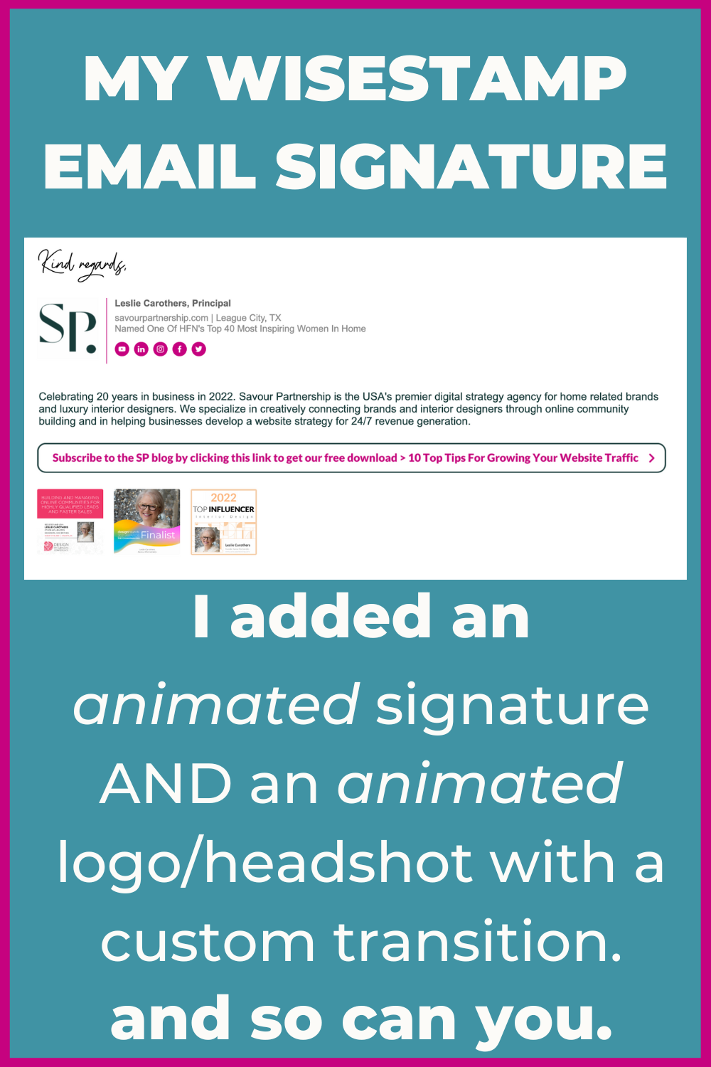 How To Fine Tune Your Email Signature To Increase Sales — SAVOUR ...