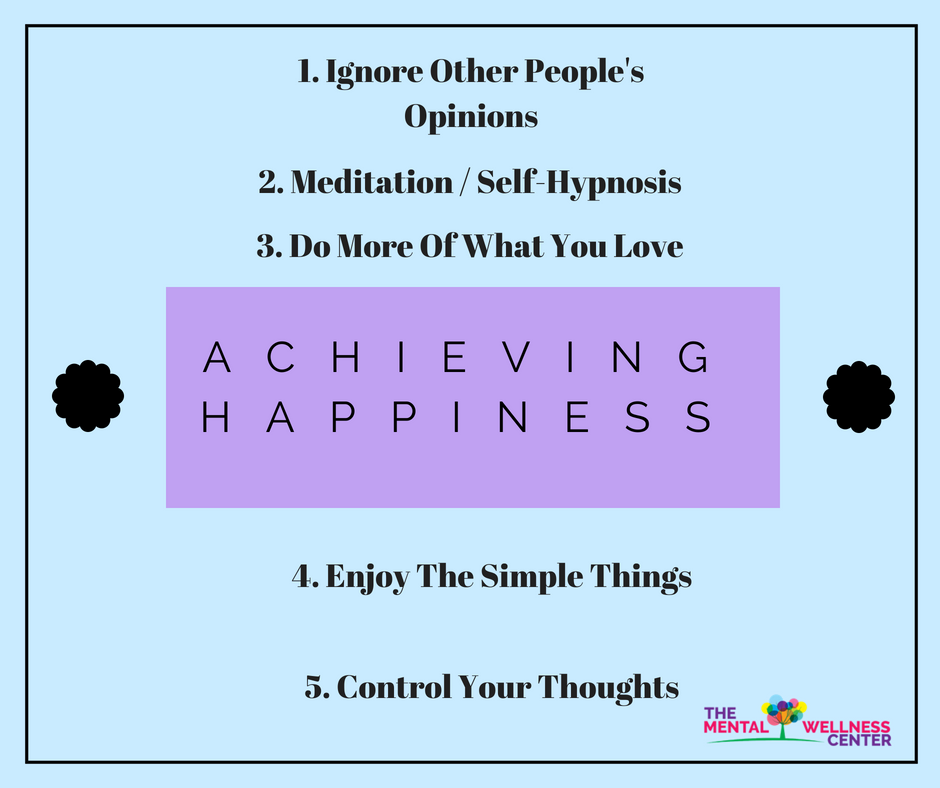 Achieving Happiness — The Mental Wellness Center - Normal IL Therapists