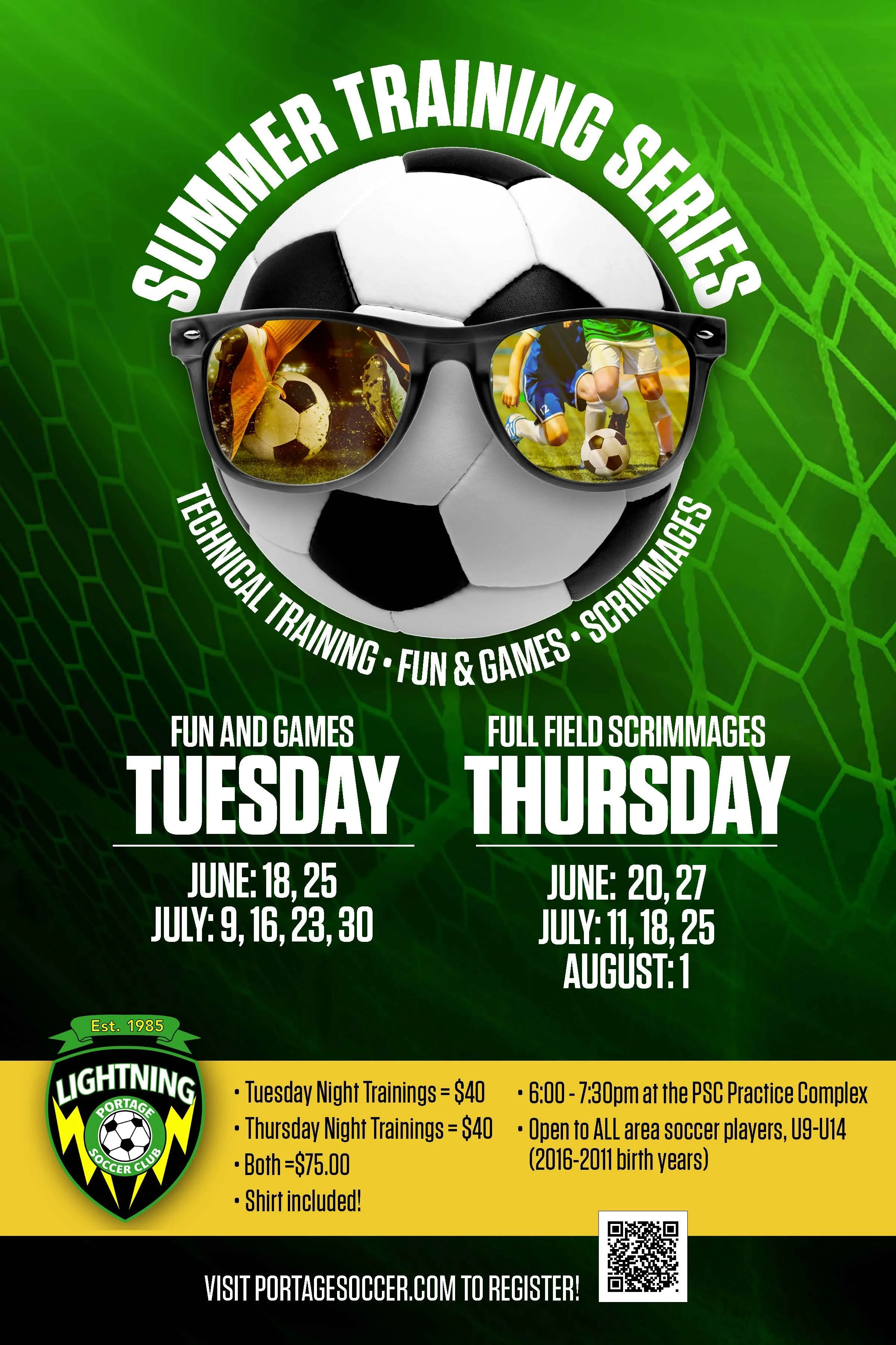 Summer Training Series — PORTAGE SOCCER CLUB