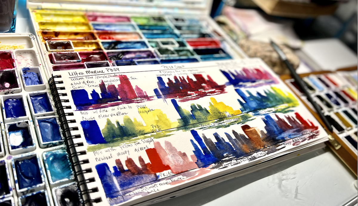 How to Mix Watercolors Like a PRO! Watercolor Painting for Beginners ...