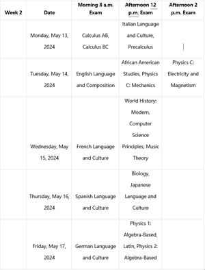 AP Exam Schedule 2024: Dates & Details for Students — Edvanced Learning