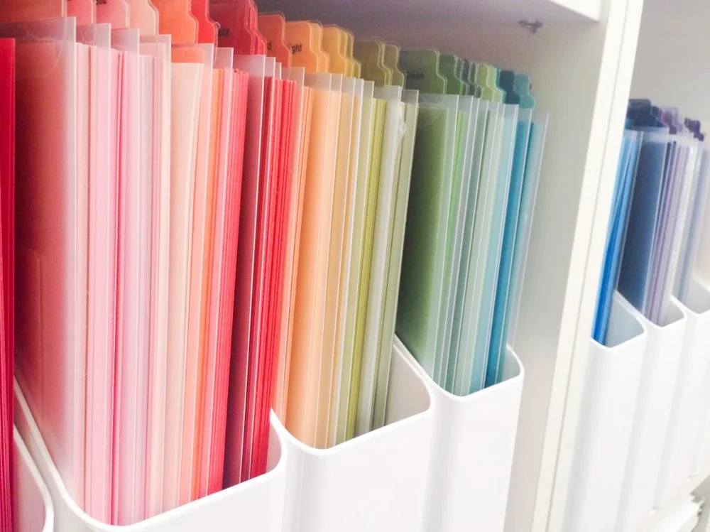 Craft Room Organization - Paper Organization — Sprinkled With Glitter