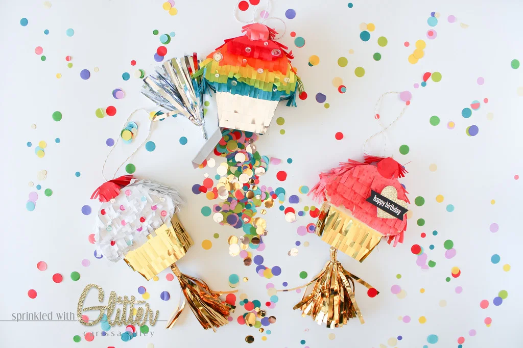 Mini Pinatas - We R Memory Keepers Party Week — Sprinkled With Glitter