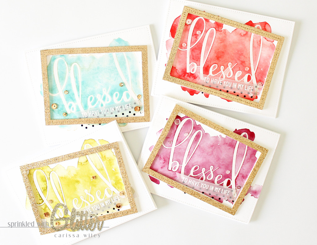 Blessed Watercolor Card Set - Daniel Smith Watercolors — Sprinkled With ...
