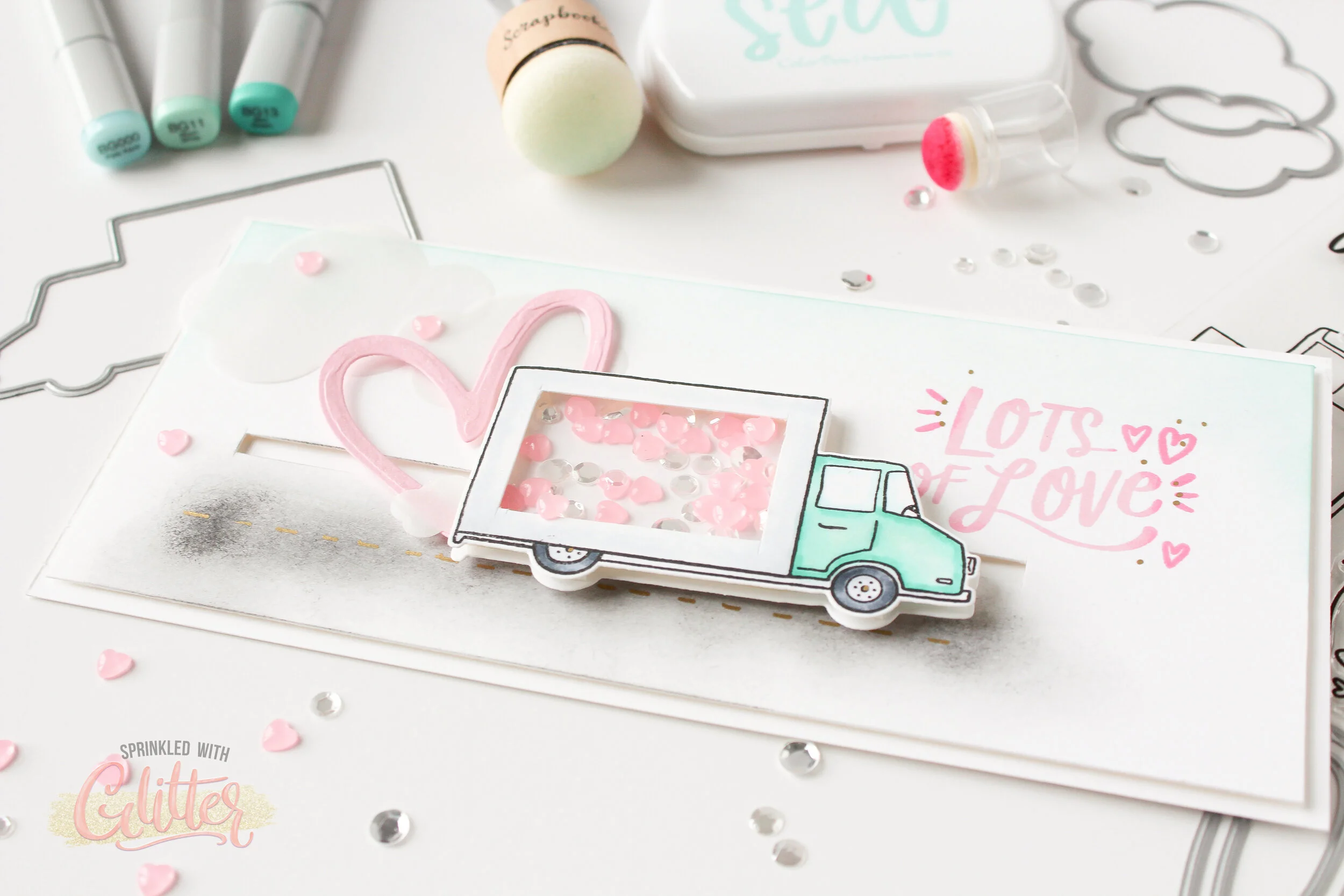 How To Create A Shaker Slider Card — Sprinkled With Glitter