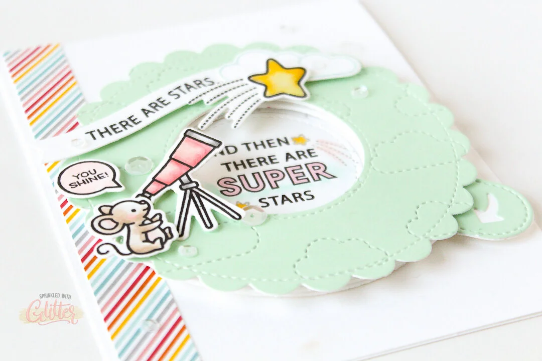 How To Create Lawn Fawn Magic Iris Cards — Sprinkled With Glitter