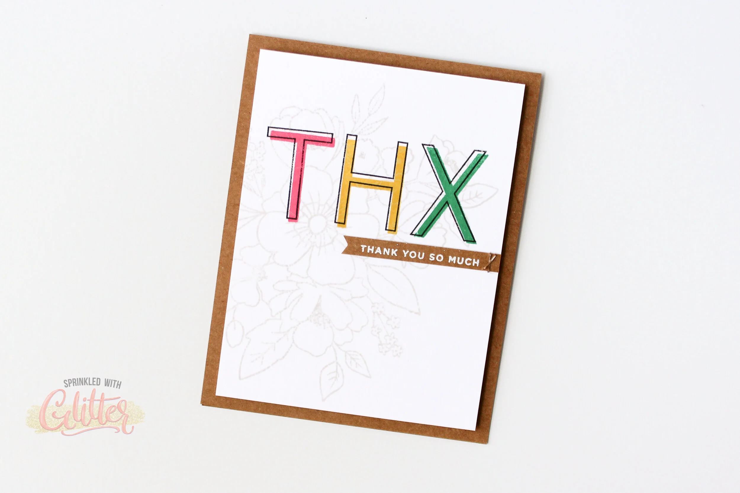 Layered Stamps And Die Cuts - Mass Producing Thank You Cards ...