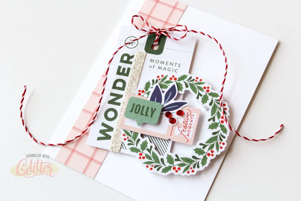 How To Make Quick Holiday Cards With Scrapbooking Products — Sprinkled ...