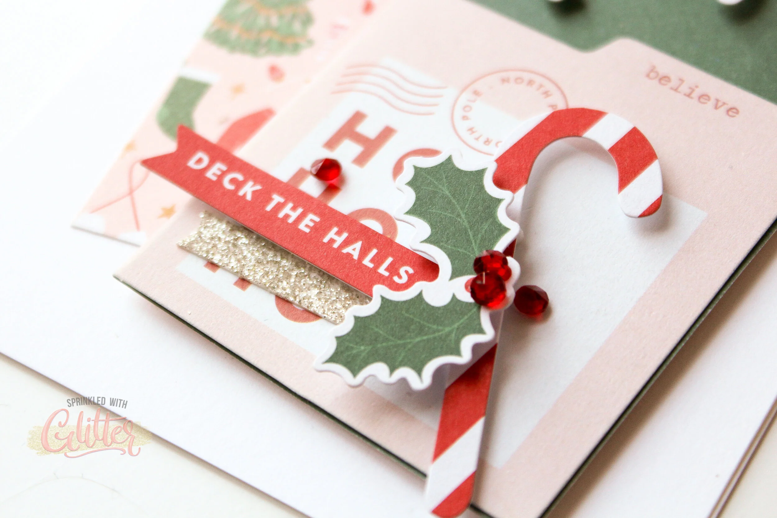 How To Make Quick Holiday Cards With Scrapbooking Products — Sprinkled ...