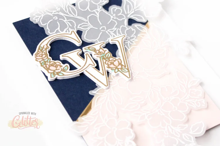 Using Alphabet Stamps To Create Custom Monogram Stationery Notecards ...