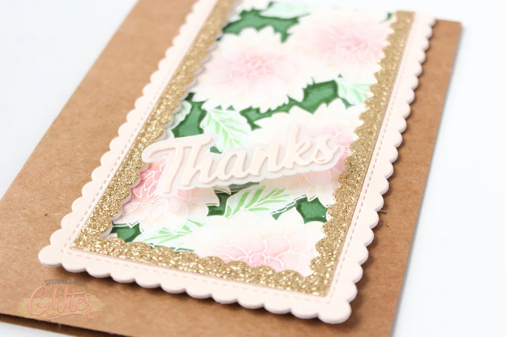 How To Create A Floating Sentiment Card — Sprinkled With Glitter