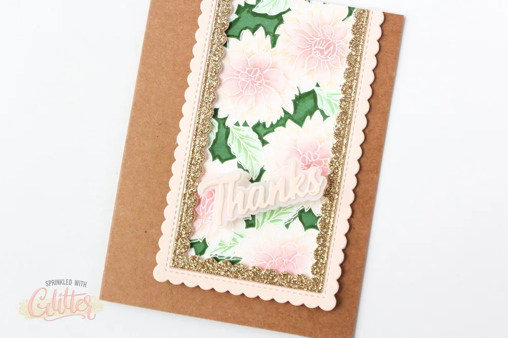 How To Create A Floating Sentiment Card — Sprinkled With Glitter