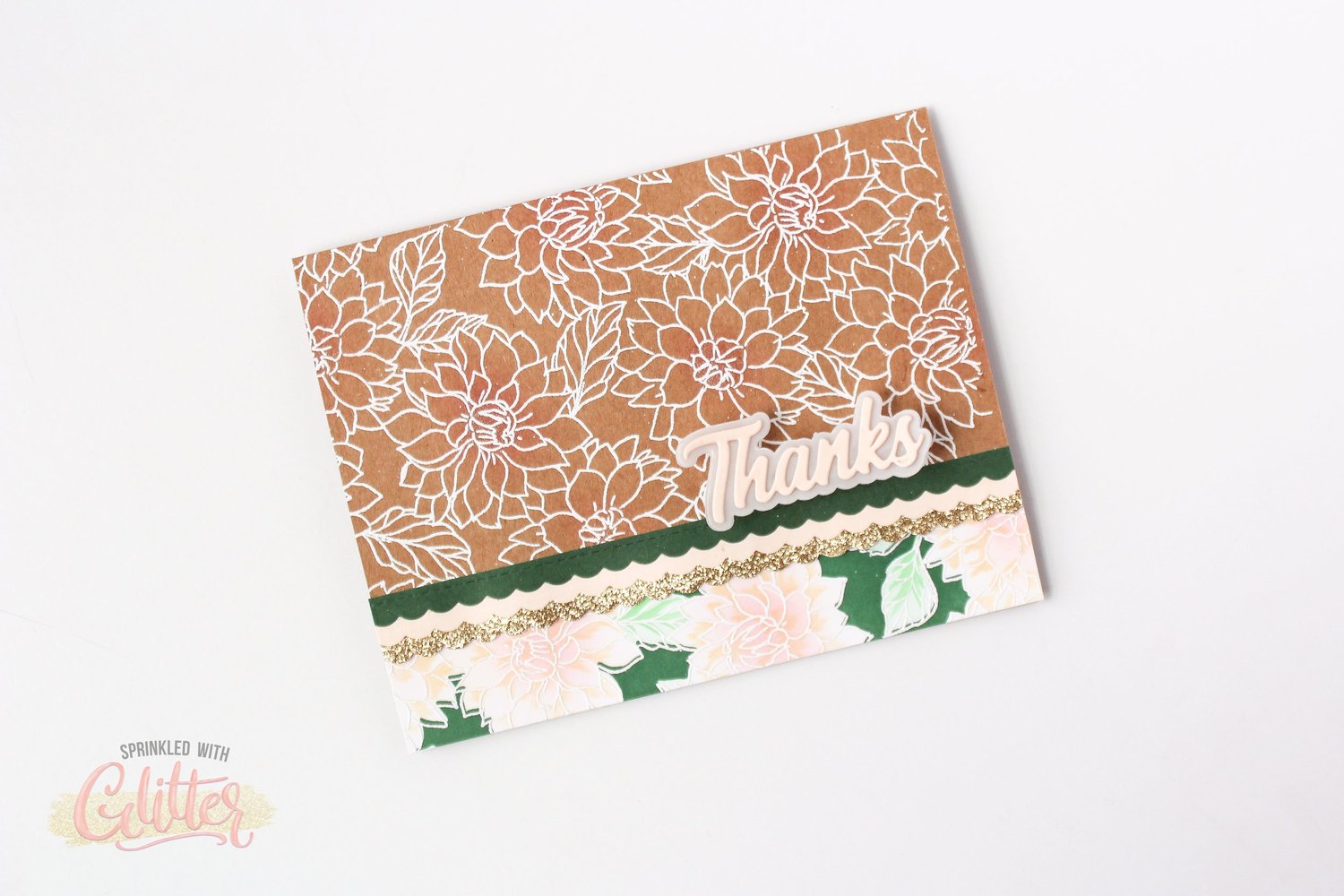 How To Create A Floating Sentiment Card — Sprinkled With Glitter