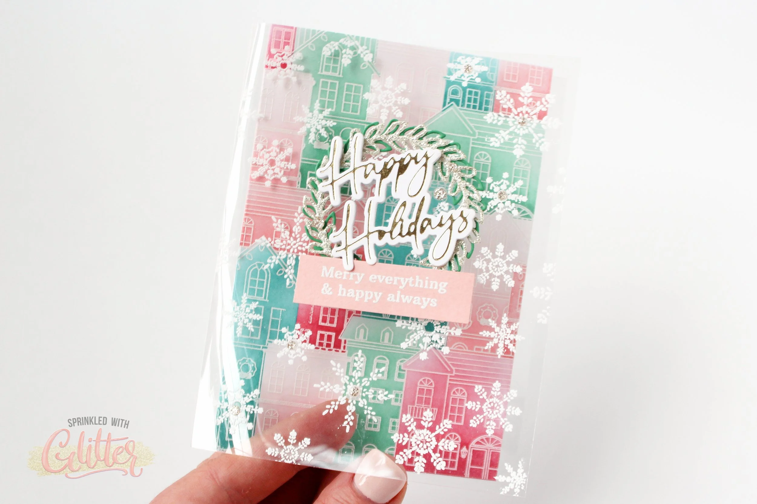 How To Create An Acetate Overlay Card — Sprinkled With Glitter