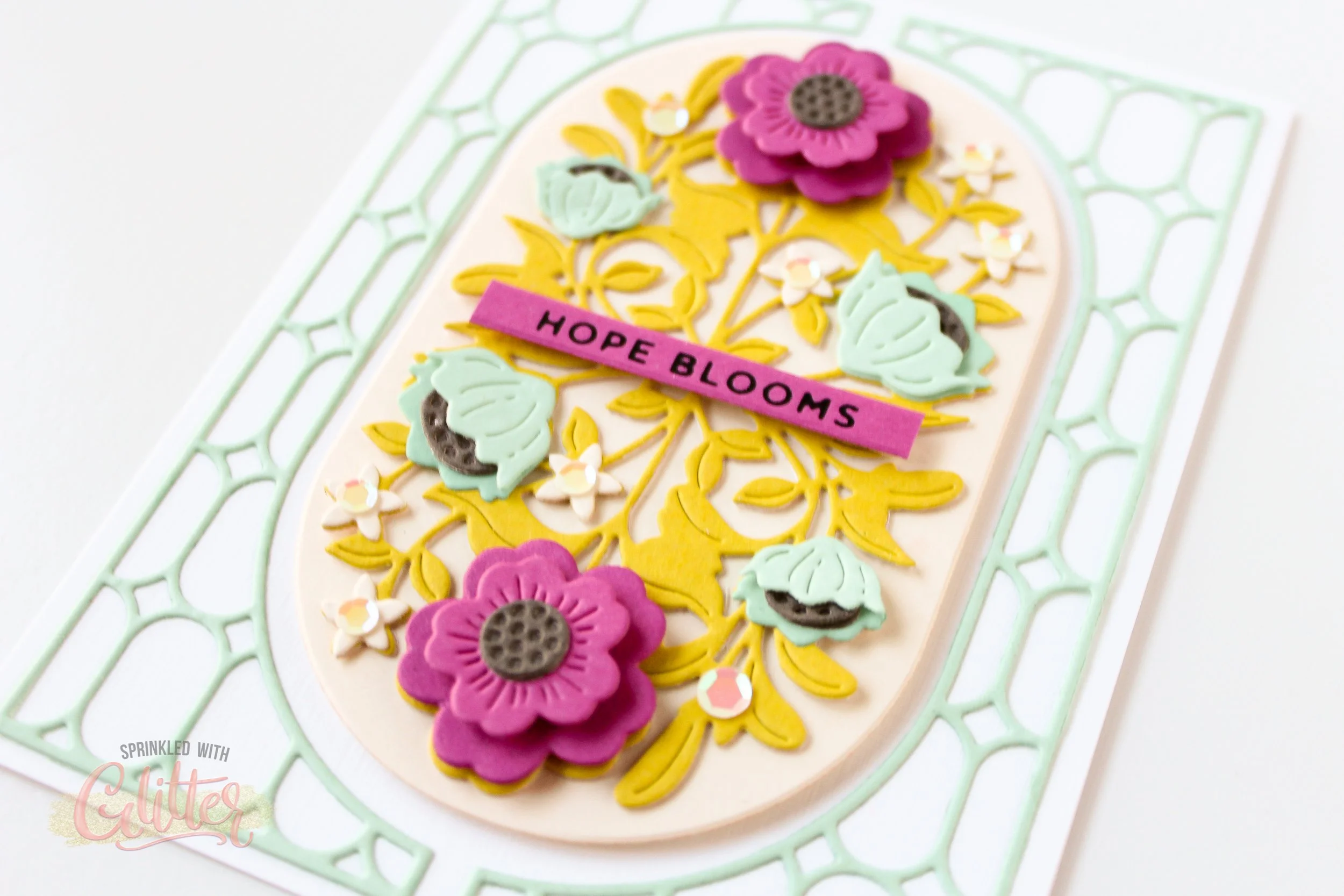 One Color Palette Four Cards - Spellbinders February 2023 Club Kit Of ...