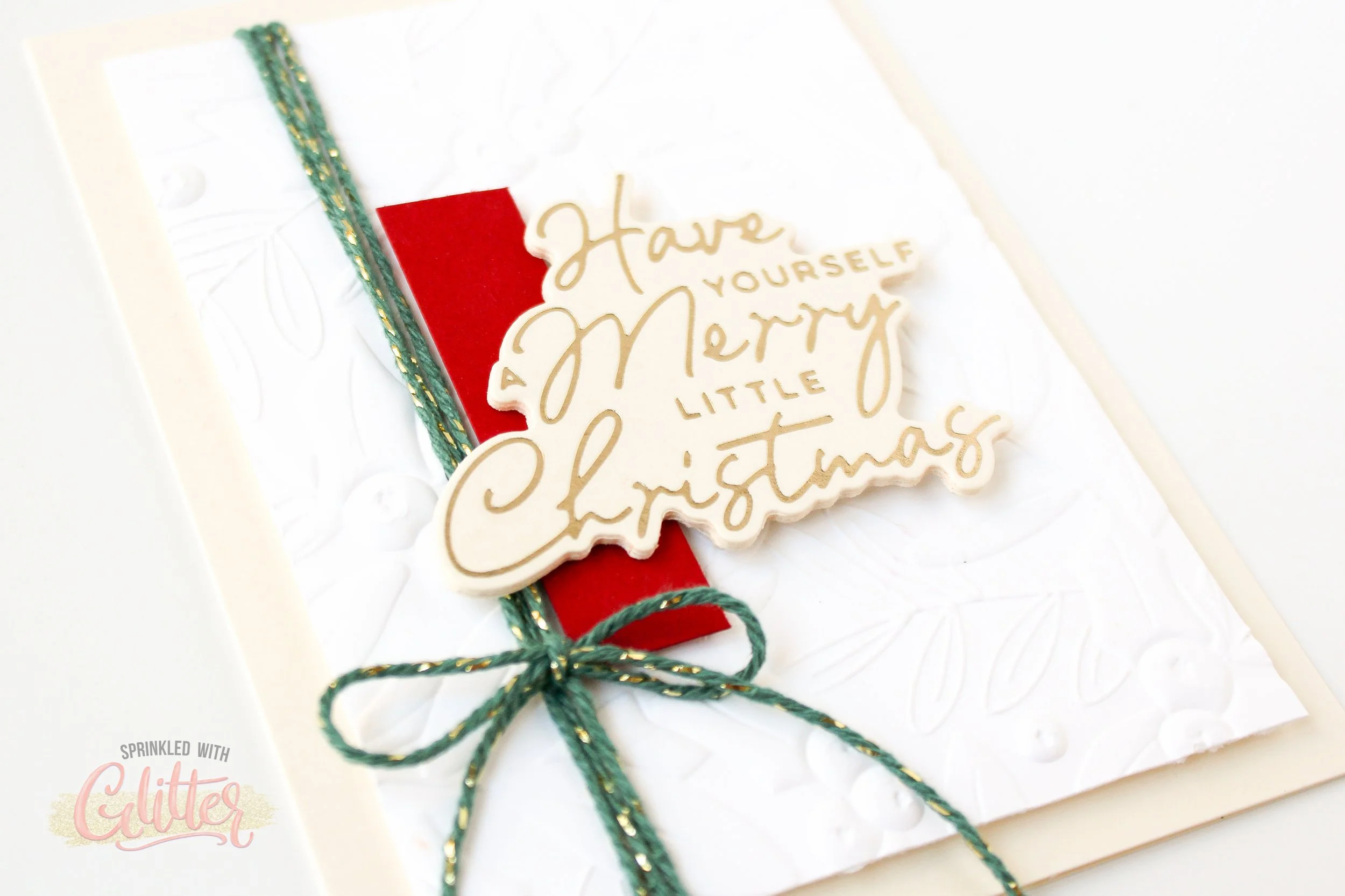 One Background, Two Cards To Create Four Elegant Handmade Christmas ...