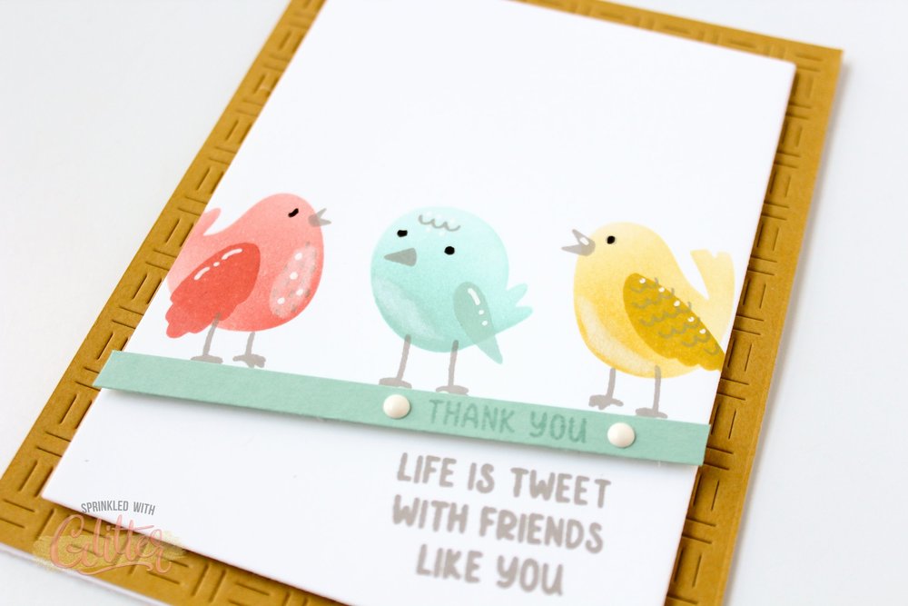 Quick and Easy Ink Blended Cards With The Tweet Life Bundle — Sprinkled ...