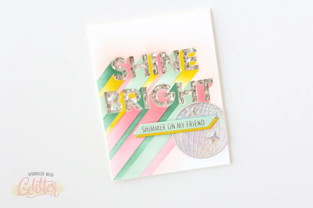 How To Create A Word Window Shaker Card - Shine Bright Collection ...