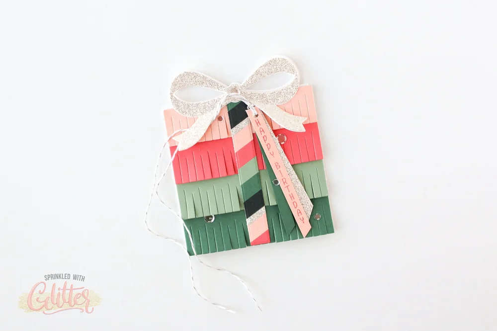 Easy DIY Pocket Card Fringe Present - Pretty Pink Posh Birthday ...