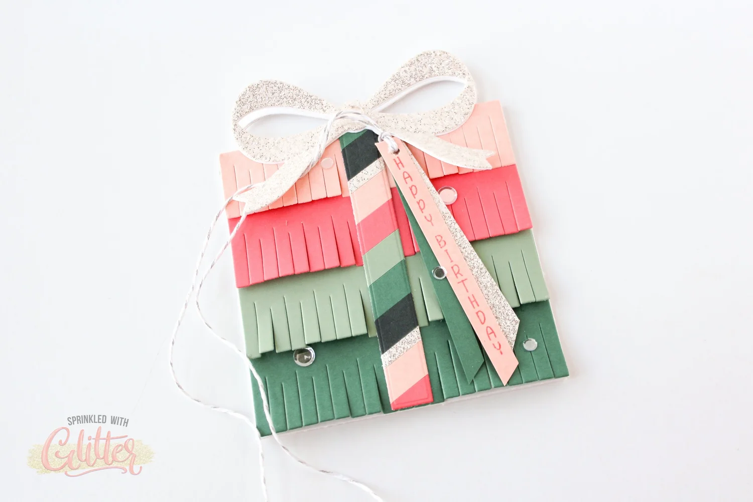 Easy DIY Pocket Card Fringe Present - Pretty Pink Posh Birthday ...
