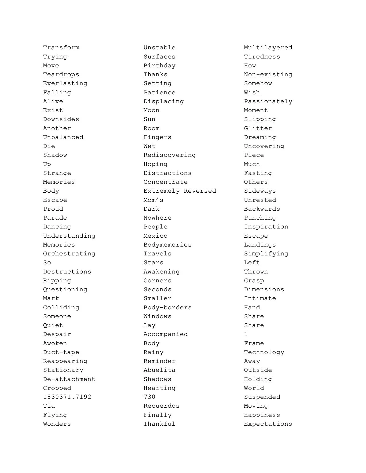 Installations — CÉSAR BRODERMANN