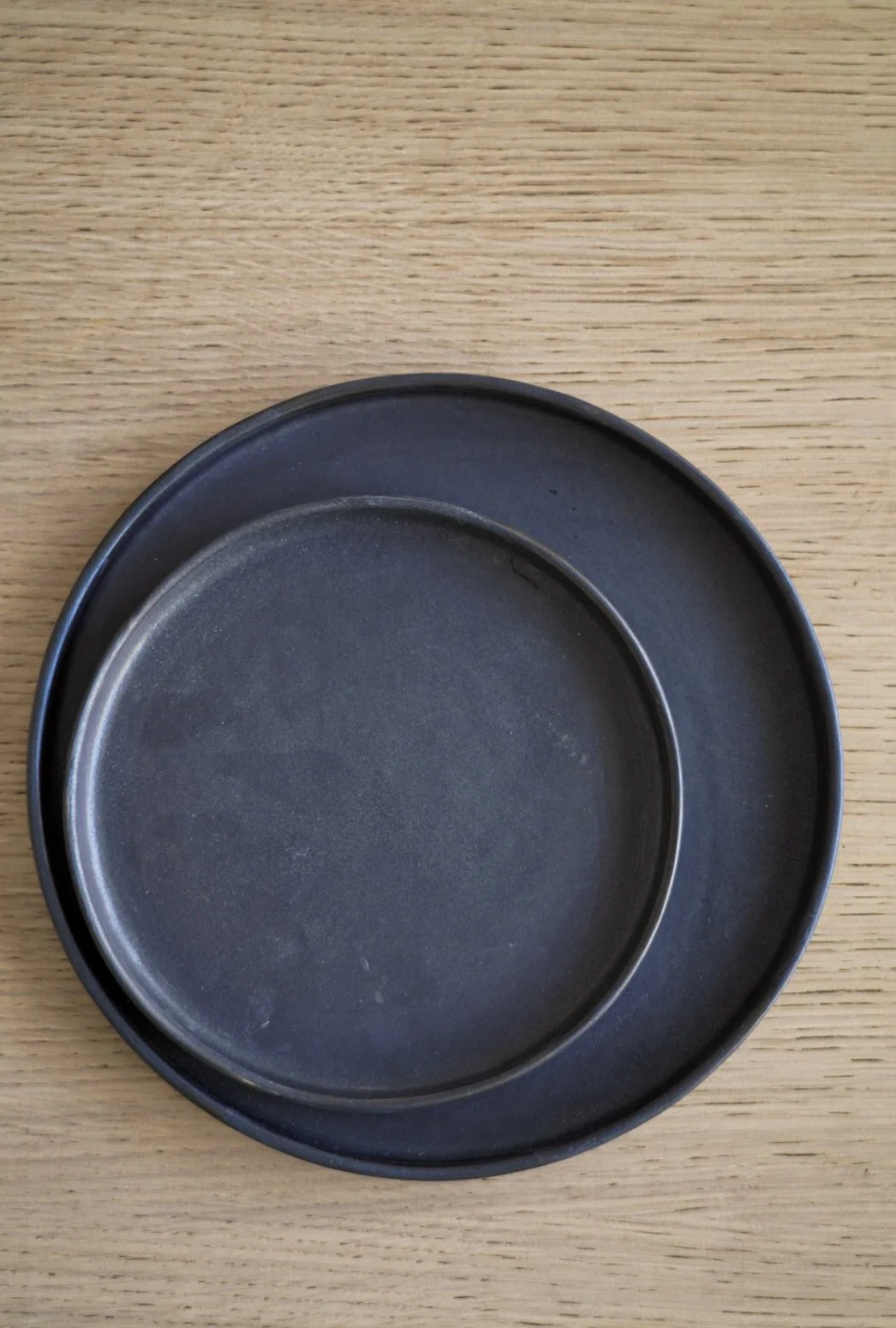 Black Matte Stoneware Dinner Plate — Creating Comfort Lab Handmade ...