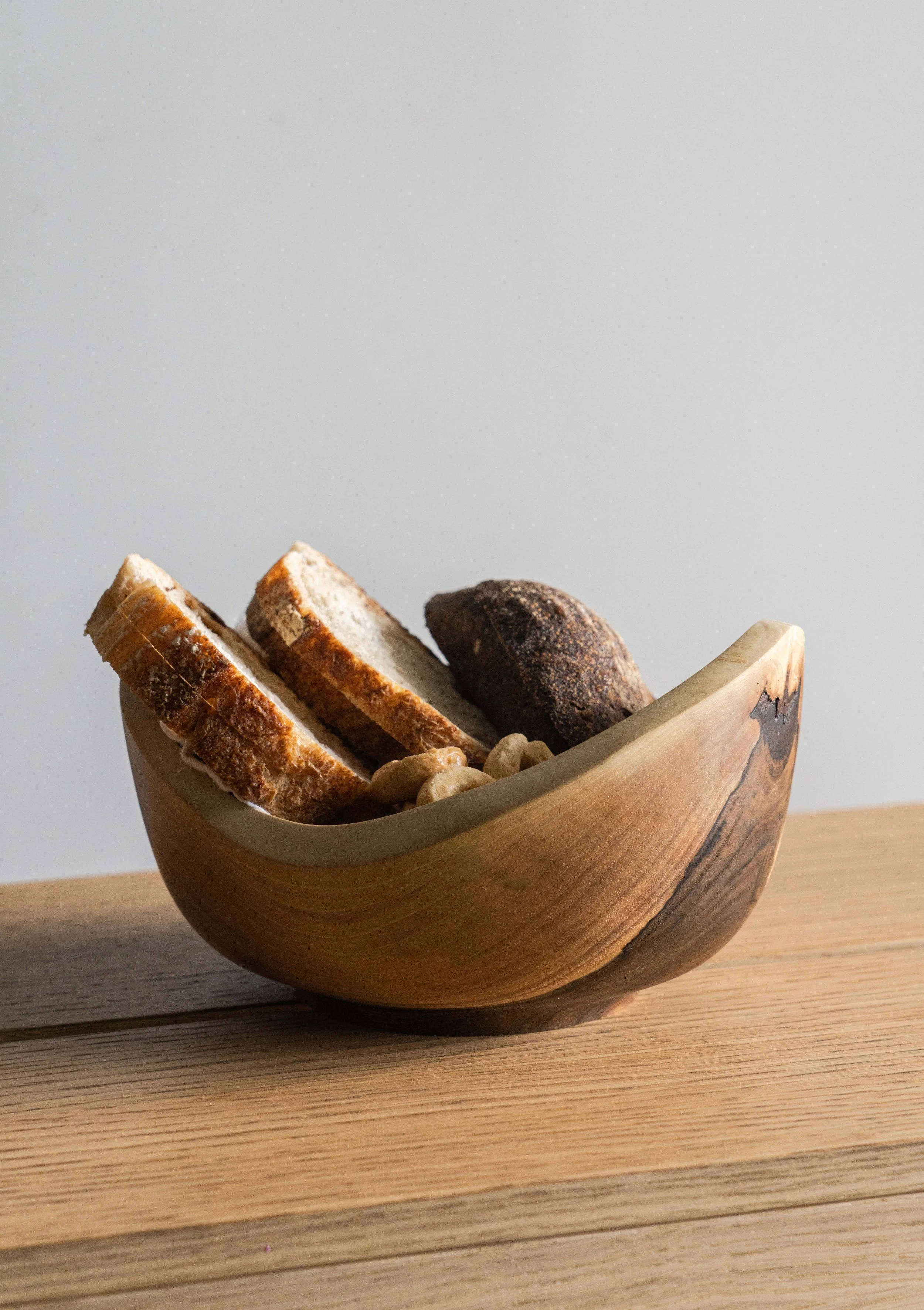 Hand Carved Small Boat Shaped Wood Bowl — Creating Comfort Lab Handmade ...