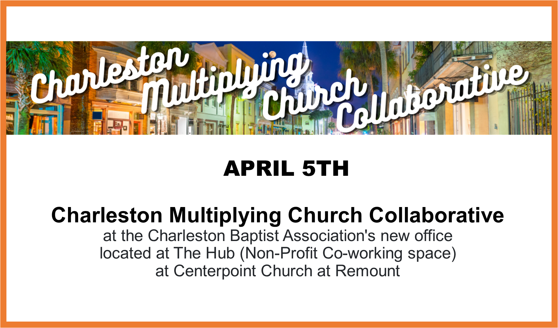 Events — Charleston Baptist Association