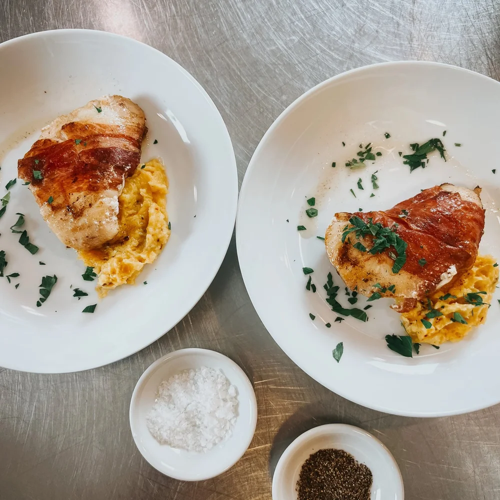Halibut Cheeks - Two Different Ways — Atrium Kitchen at Pike Place Market